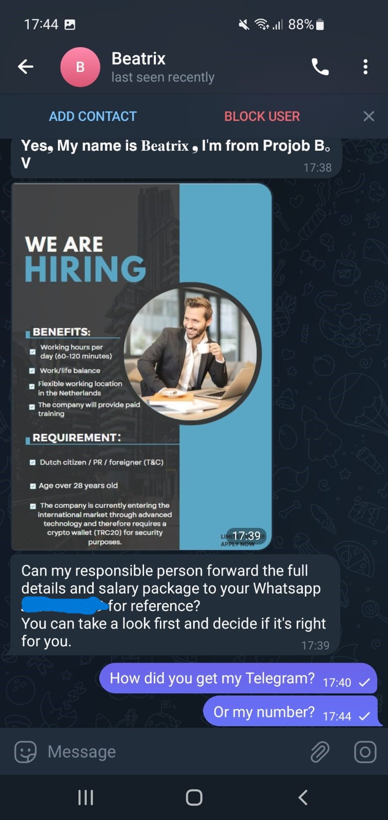 Warning: Job Scam Alert! | Projob